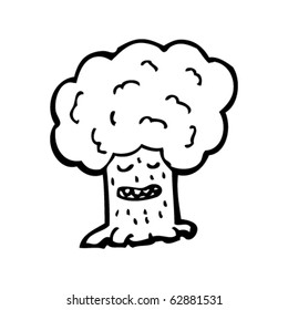 Happy Tree Cartoon Stock Vector (Royalty Free) 62881531 | Shutterstock