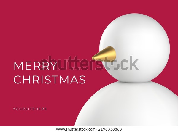 Happy Winter Congratulations Pink Greeting Card Stock Vector (Royalty ...