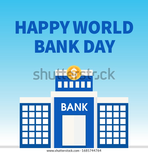 Happy World Bank Day Vector Illustration Stock Vector (Royalty Free ...