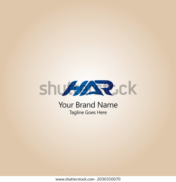 Har Vector Logo Design Brand Identity Stock Vector (Royalty Free ...