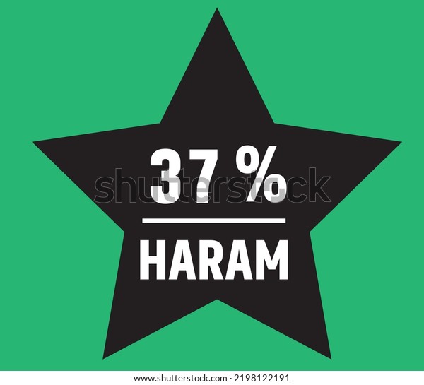 Haram Stamp Sign Vector Isolated On Stock Vector (Royalty Free ...