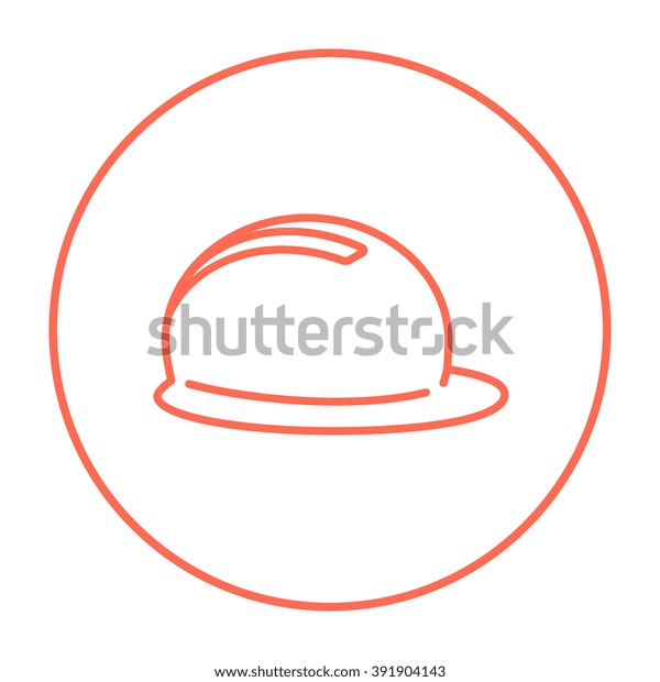 Hard Hat Line Icon Stock Vector (Royalty Free) 391904143 | Shutterstock