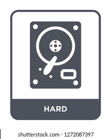 Hard Icon Vector On White Background Stock Vector (Royalty Free ...