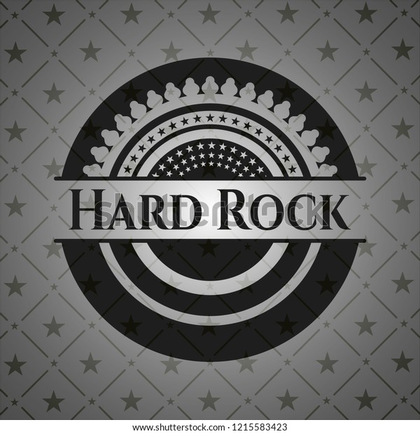 Hard Rock Dark Icon Emblem Stock Vector (Royalty Free) 1215583423 ...