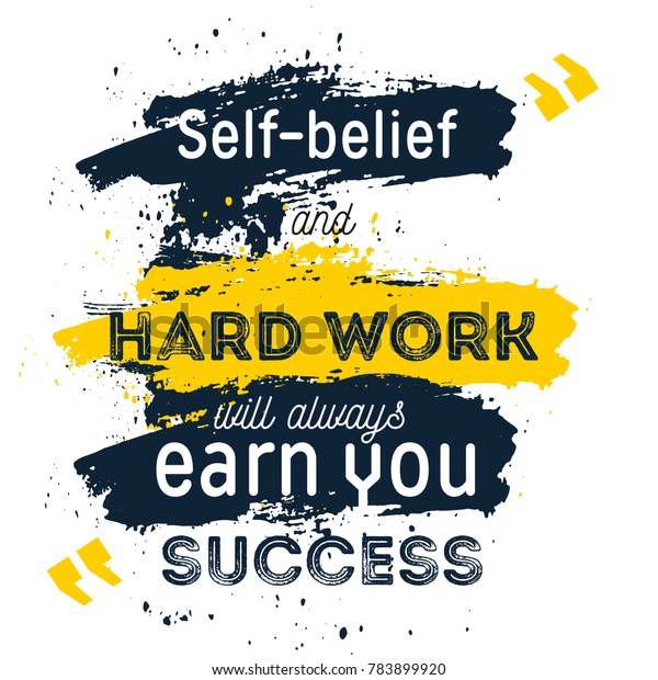 Hard Work Key All Success Rough Stock Vector (Royalty Free) 783899920 ...