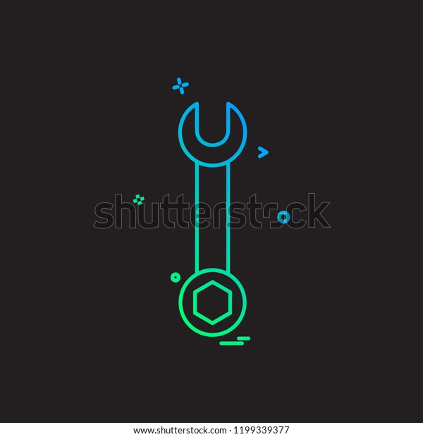 Hardware Tool Icon Design Vector Stock Vector (Royalty Free) 1199339377 ...