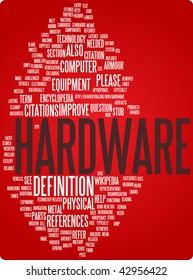 Hardware Word Cloud Illustration Graphic Tag Stock Vector (Royalty Free ...