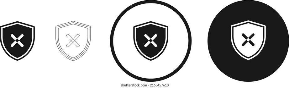 Harm Icon Set Website Set Icon Stock Vector (Royalty Free) 2165457613 ...