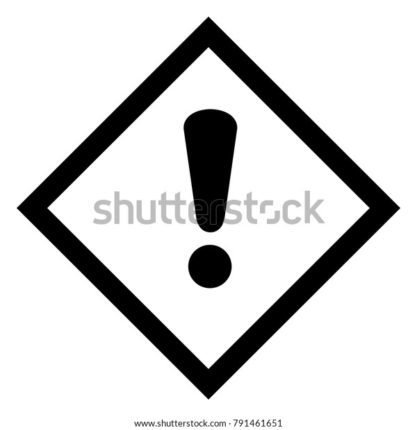 Harmful Hazardous Warning Sign Official Warning Stock Vector (Royalty ...
