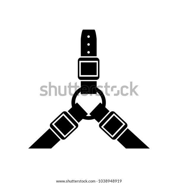 Harness Collar Icon Vector Illustration Stock Vector (Royalty Free ...