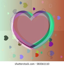 Hart Art Background Stock Vector (Royalty Free) 583361110 | Shutterstock