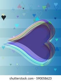 Hart Art Design Stock Vector (Royalty Free) 590058623 | Shutterstock