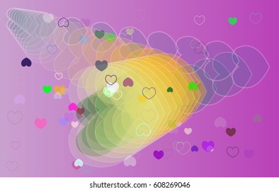 Hart Background Art Stock Vector (Royalty Free) 608269046 | Shutterstock