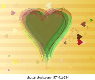 Hart Background Design Stock Vector (Royalty Free) 574416334 | Shutterstock