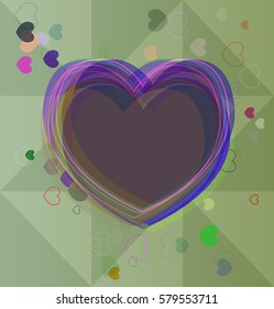 Hart Background Design Stock Vector (Royalty Free) 579553711 | Shutterstock