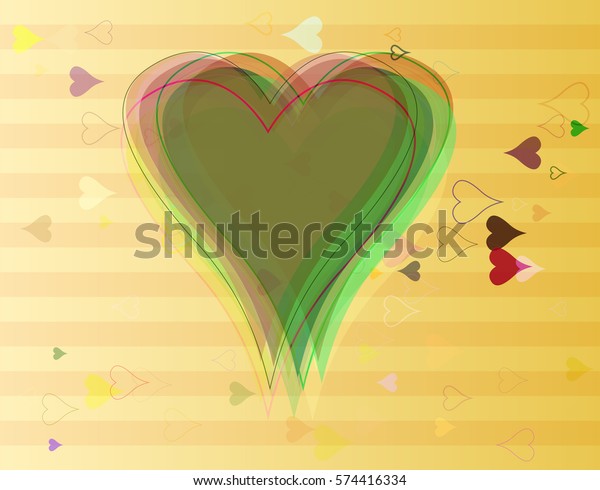 Hart Background Design Stock Vector (Royalty Free) 574416334 | Shutterstock