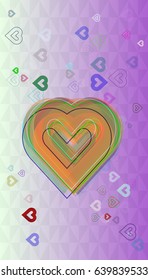 Hart Design Idea Stock Vector (Royalty Free) 639839533 | Shutterstock