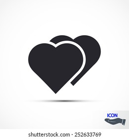 Hart Icon Stock Vector (Royalty Free) 252633769 | Shutterstock