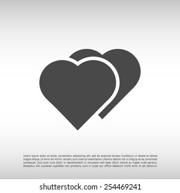 Hart Icon Stock Vector (Royalty Free) 254469241 | Shutterstock