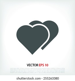 Hart Icon Stock Vector (Royalty Free) 255263380 | Shutterstock