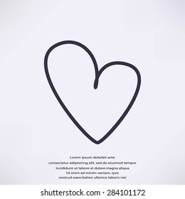 Hart Icon Stock Vector (Royalty Free) 284101172 | Shutterstock