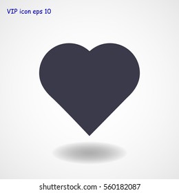 Hart Icon Vector Best Flat Icon Stock Vector (Royalty Free) 560182087 ...