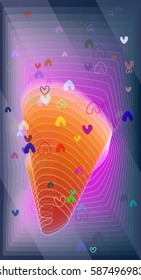 Hart Template Background Stock Vector (Royalty Free) 587496983 ...