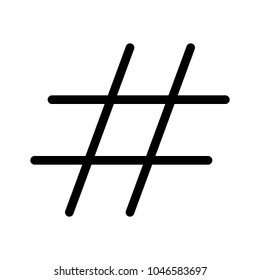 Hash Tag Sign Stock Vector (Royalty Free) 1046583697 | Shutterstock
