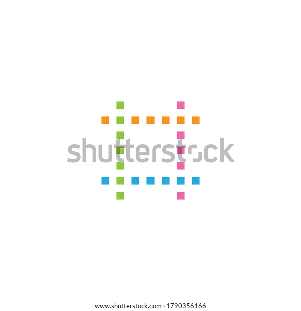 Hashtag Symbol Cross Plus Logo Icon Stock Vector (Royalty Free ...