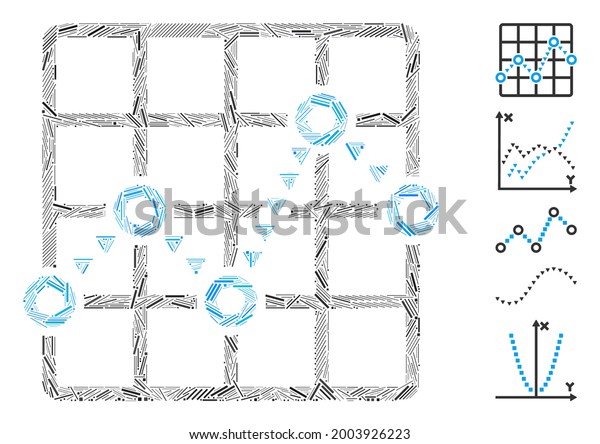 Hatch Collage Dotted Line Grid Plot 库存矢量图（免版税）2003926223 | Shutterstock