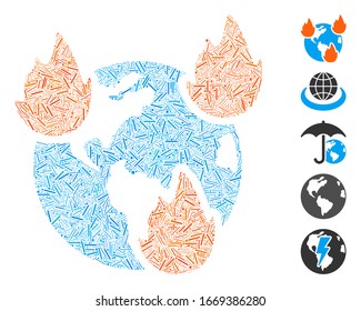 Hatch Mosaic Based On Earth Disasters: เวกเตอร์สต็อก (ปลอดค่าลิขสิทธิ์ ...