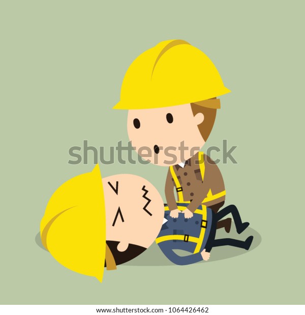 Have Emergency Vector Illustration Safety Accident: เวกเตอร์สต็อก (ปลอด ...
