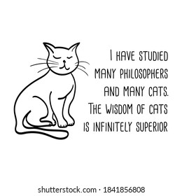 264 Cat Philosopher Images, Stock Photos & Vectors | Shutterstock
