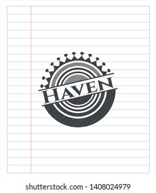 Haven Draw Pencil Strokes Vector Illustration Stock Vector (Royalty ...