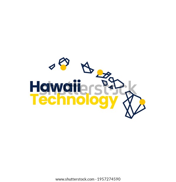 Hawaii Technology Connection Logo Vector Icon Stock Vector (Royalty ...