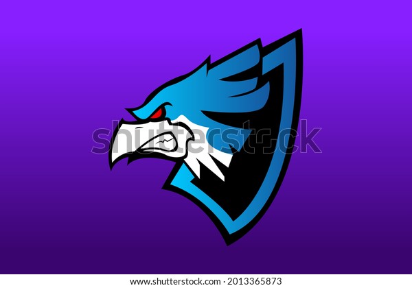 Hawk Mascot Logo Vector Illustration Stock Vector (Royalty Free ...