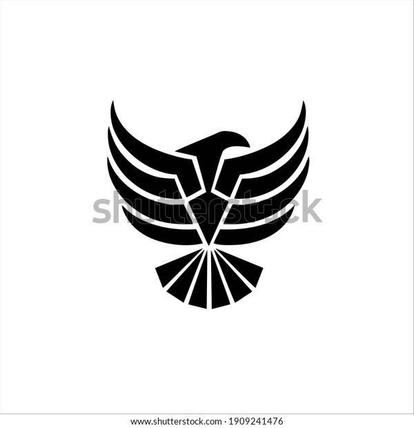 Hawk Symbol Logo Tattoo Design Vector Stock-vektor (royaltyfri ...