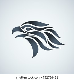 Hawk Vector Logo Icon Illustration Stock Vector (Royalty Free ...
