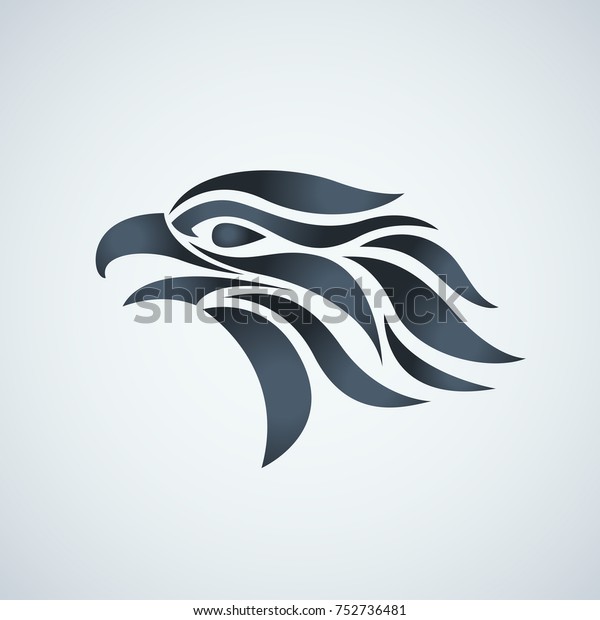 Hawk Vector Logo Icon Illustration Stock Vector (Royalty Free ...