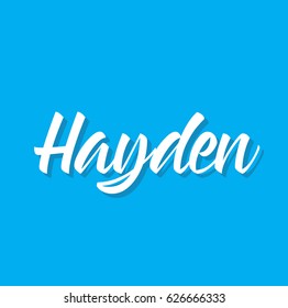 10 Hayden in letters Images, Stock Photos & Vectors | Shutterstock