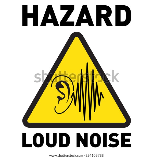 Hazard Loud Noise Vector Icon Stock Vector (Royalty Free) 324105788