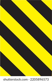 Hazard Marker Hazardous Surface On Left Stock Vector (Royalty Free ...