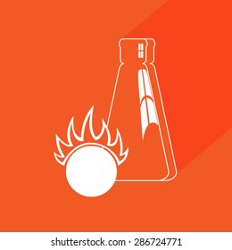 Hazard Pictogramwarning Icon Oxidizer Stock Vector (Royalty Free) 286724771