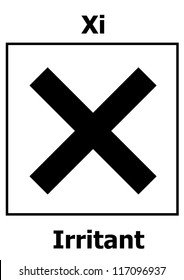 Hazard Symbol Irritant 库存矢量图（免版税）117096937 | Shutterstock