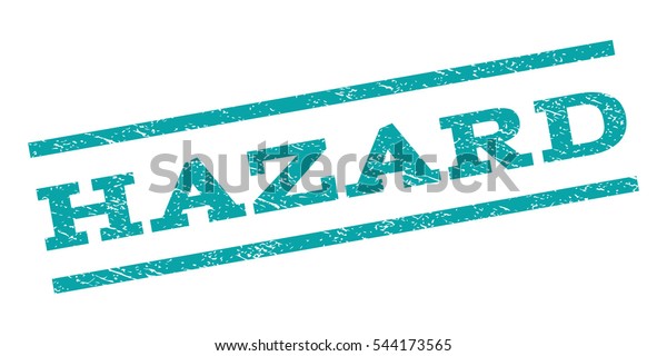 Hazard Watermark Stamp Text Caption Between Stock Vector (Royalty Free ...