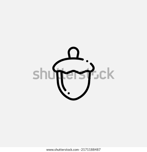 Hazelnut Icon Sign Vectorsymbol Logo Illustration Stock Vector (Royalty ...