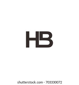 Bjh Letter Original Monogram Logo Design: เวกเตอร์สต็อก (ปลอดค่า ...