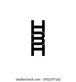 Hbh Letter Original Monogram Logo Design Stock Vector (Royalty Free ...