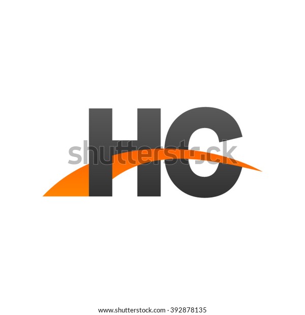 Hc Initial Overlapping Swoosh Letter Logo Stock Vector (Royalty Free ...
