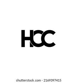 Hcc Letter Original Monogram Logo Design Stock Vector (Royalty Free ...